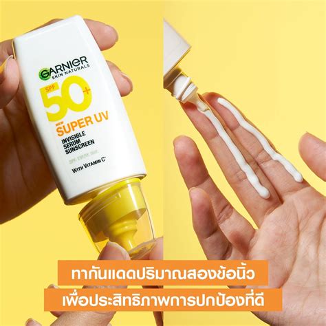 Garnier Skin Naturals Super Uv Invisible Serum Sunscreen 30ml