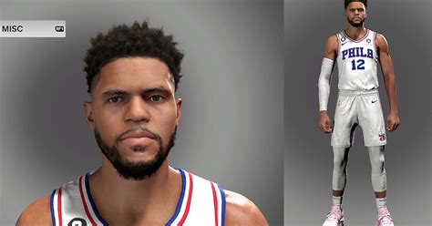 Nba 2k23 Tobias Harris Cyberface And Body Update By Drian9k