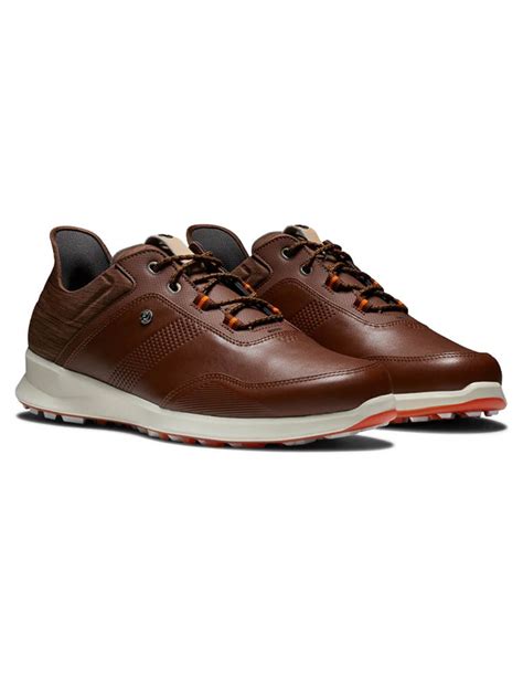 Footjoy Stratos Golf Shoes Brown Mens Golfbox