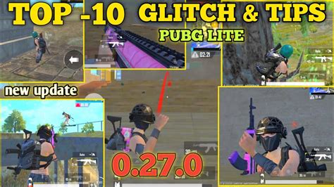 Pubg Mobile Lite Top 10 Secret Glitches And Tips 0 27 0 Update PUBG LITE Rank Push Glitches
