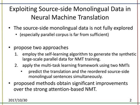 Paper Introducing Exploiting Source Side Monolingual Data In Neural
