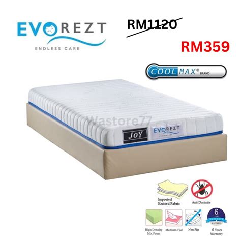 Evorezt Joy Single Mattress Tilam Bujang Shopee Malaysia
