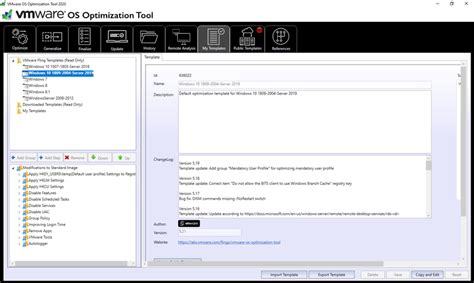 Vmware Os Optimization Tool 098
