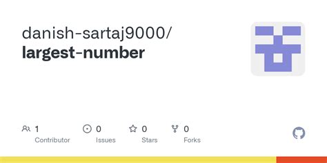Github Danish Sartaj9000largest Number