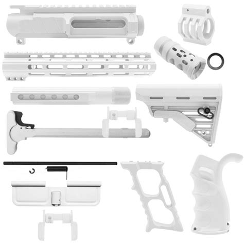Cerakote Bright White Ar 15 Chassis Bundle Outdoorsportsusa