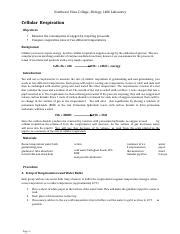 Lab Cellular Respiration Data And Questions Docx Northwest Vista College Biology