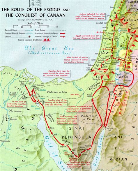Top 28 Images Map Of Israels Exodus From Egypt To Canaan Superb