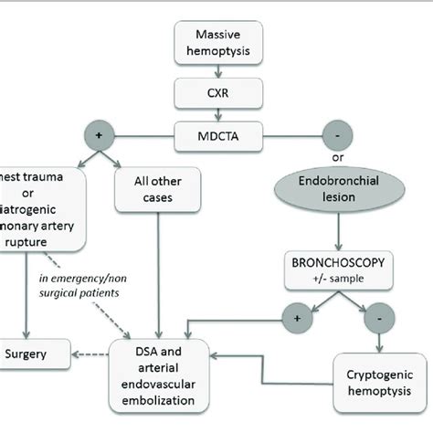 Pdf Diagnosis And Management Of Hemoptysis