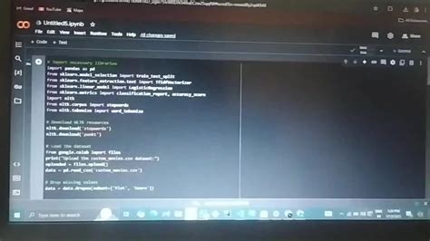 Anusha Rajesh On Linkedin Codsoft Machinelearning Ai Moviegenreprediction