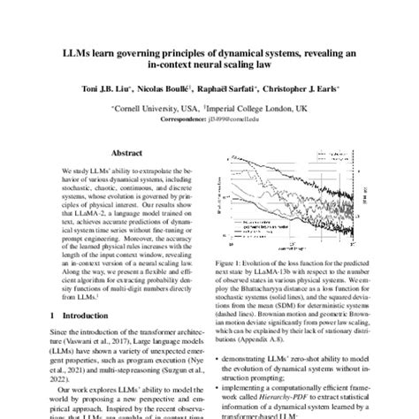 Llms Learn Governing Principles Of Dynamical Systems Revealing An In