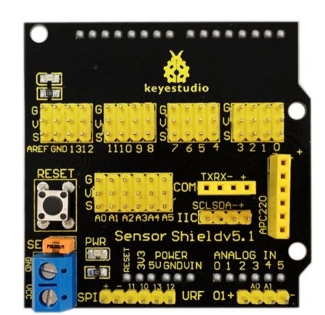Ks Keyestudio Sensor Shield V Keyestudio Wiki