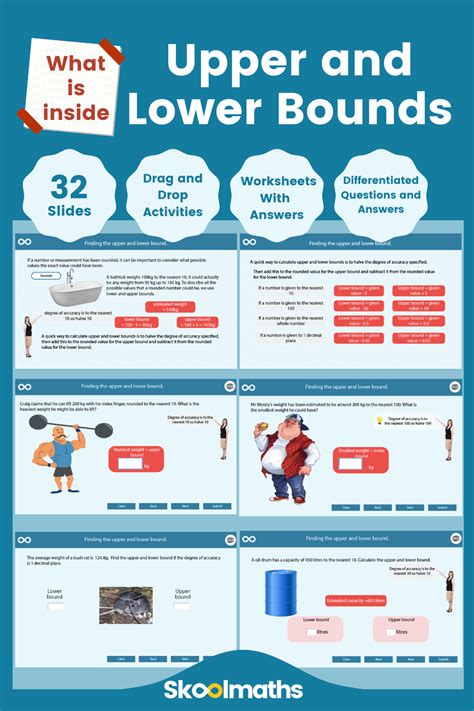 Upper And Lower Bounds Gcse Interactive Maths Lesson And Activities Teaching Resources
