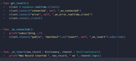 Trying To Test Realtime Database · Issue 37 · Supabase Community