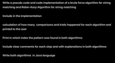 Write A Pseudo Code And Code Implementation Of A
