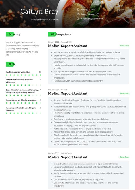 10 Medical Support Assistant Resume Examples That Work
