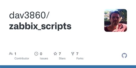 github dav3860 zabbix scripts