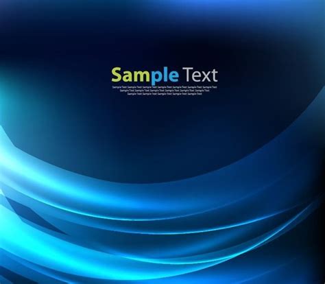 Abstract Blue Light Wave Background Vector Illustration Vectors Images Graphic Art Designs In