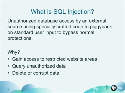 sql injection defense in python ppt