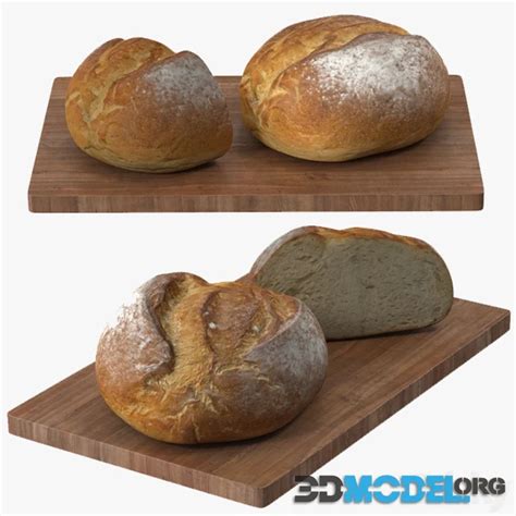 3d Model Bread
