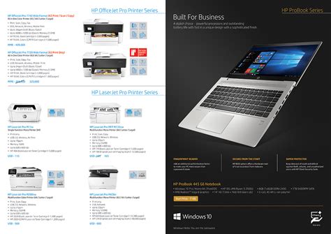 Hp Flyer Authorized Distributor Of Hp In Myanmar