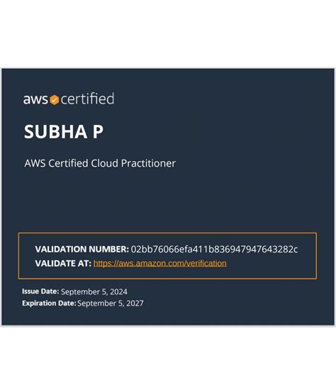 subha pandiyan on linkedin aws cloudcomputing certification