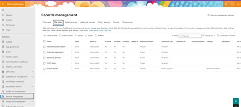 Records Management With Microsoft Purview Part 3 File Plan Mssecurity365