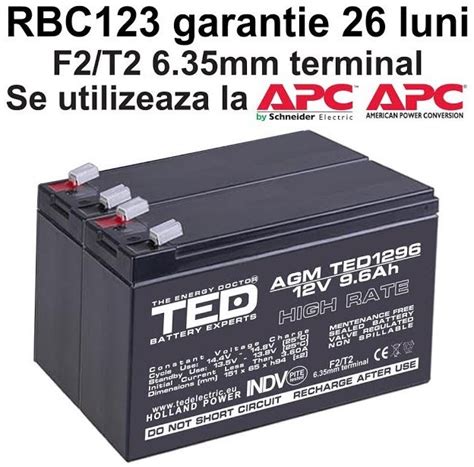 Electronist Acumulatori UPS compatibili APC RBC123 RBC 123 | Electronist.ro