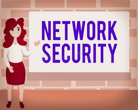 Securing Network Firewall Computer Data Protection And Information Security Concept Stock