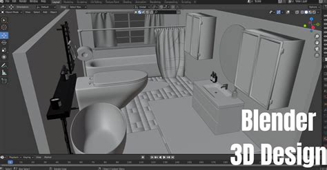 Video Vector Labz Llc On Linkedin Bathroom Design In Blender 3d