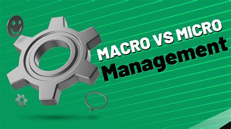 Macro Vs Micro Management Aka Business Vs Personal Project Management Youtube