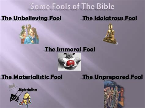 Ppt Some Fools Of The Bible Powerpoint Presentation Free Download
