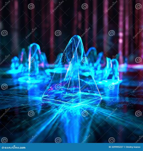 Holograms The Three Dimensional Images Frmed By The Interferenc Stock