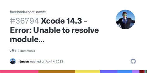 Xcode 143 Error Unable To Resolve Module Librariescomponentsdatepickerdatepickerios
