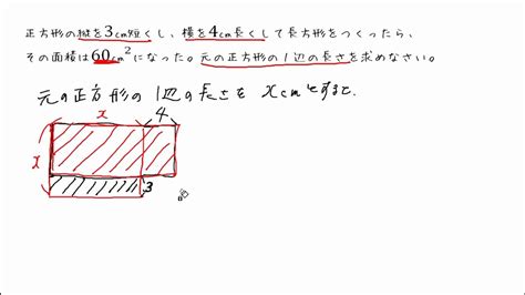 【中3 数学】二次方程式の利用（面積①） Youtube