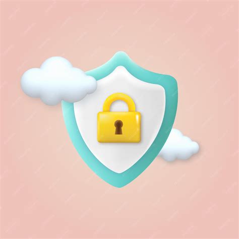 Premium Vector 3d Personal Data Security Concept Vector