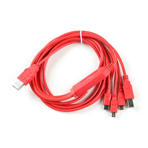 Sparkfun 4 In 1 Multi Usb Cable Usb A Host Roboshop Bd