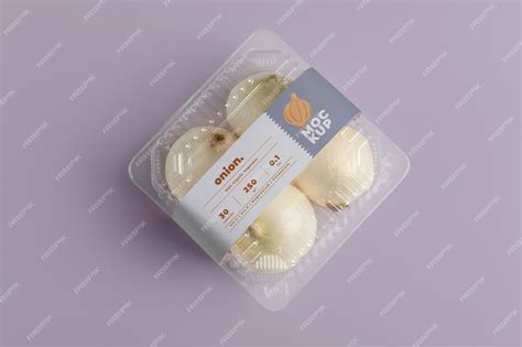 야채 포장용 투명 플라스틱 용기 프리미엄 Psd 파일