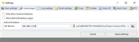 main user permissions