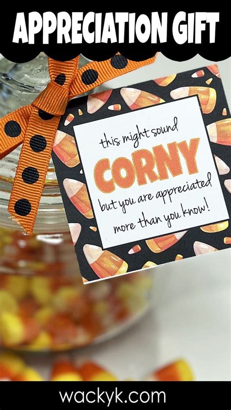 Candy Corn Appreciation Instant Download Tag Printable Favor Tags