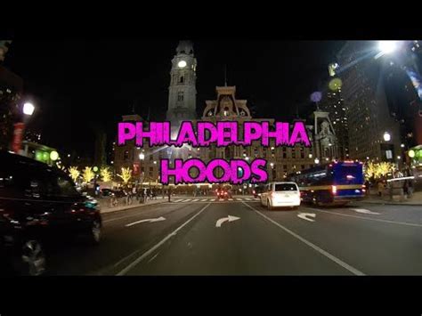 Philadelphia Hoods Market Street At Night Time Pt 1 Youtube