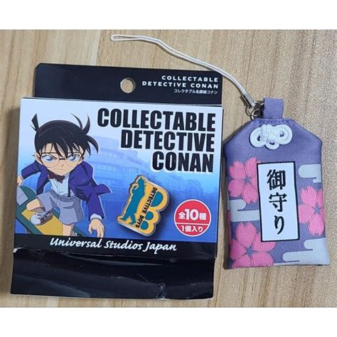 售換 名偵探柯南 環球影城 盲盒 平次和葉 御守 吊飾 Usj 平和御守 蝦皮購物