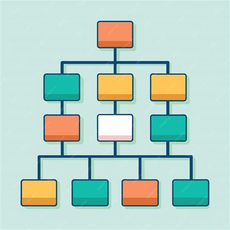 Premium Vector Orgnization Chart Vector Art