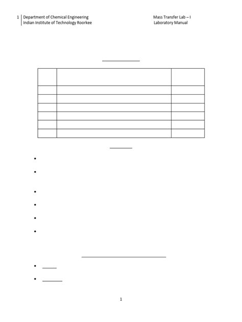 Manaul Masstransferlab I Pdf Distillation Thermodynamics