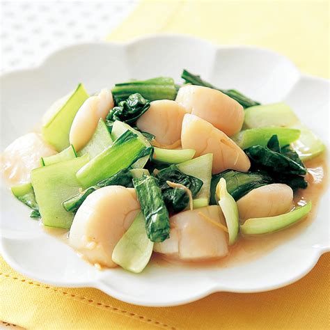 ほたてとチンゲン菜の中華炒め｜だいどこログ 生協パルシステムのレシピサイト