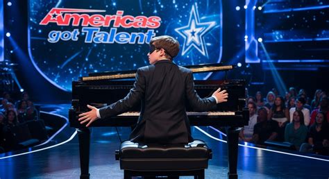 Blind Teen Plays Piano Backwards On Agt Removes Glasses And The Room