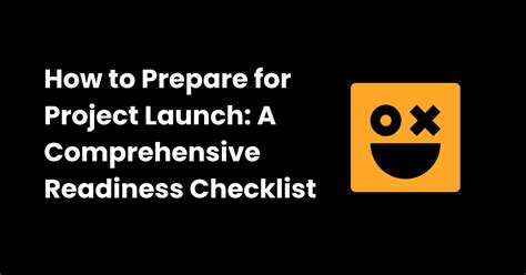 Project Readiness Checklist Checklistgg