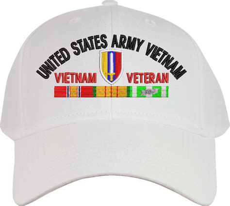 Usarv Vietnam Veteran Embroidered Cap With Ribbons