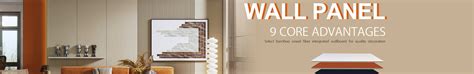 Interior Flat Wall Panels Professional Formaldehyde Free Wall