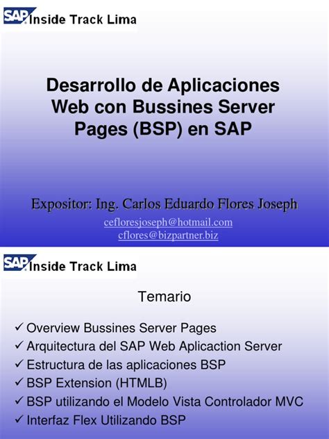 desarrollo de apps web con bsp en sap pdf modelo vista