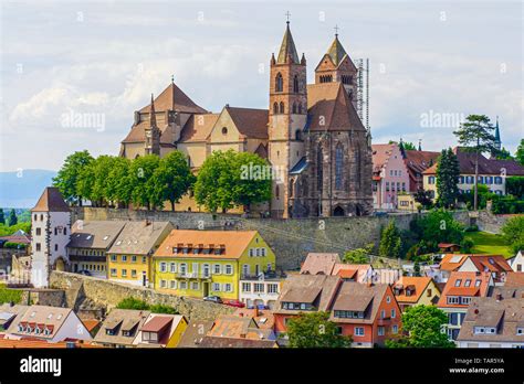 Panoramic View Of St Stephan Münster Cathedral In Breisach Am Rhein